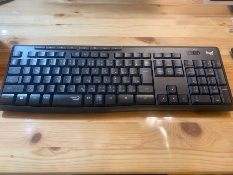 『ロジクール K295GP ワイヤレスキーボード』のレビュー！使ってみた感想は「タイピング時の静音性に大変優れている」と感じた