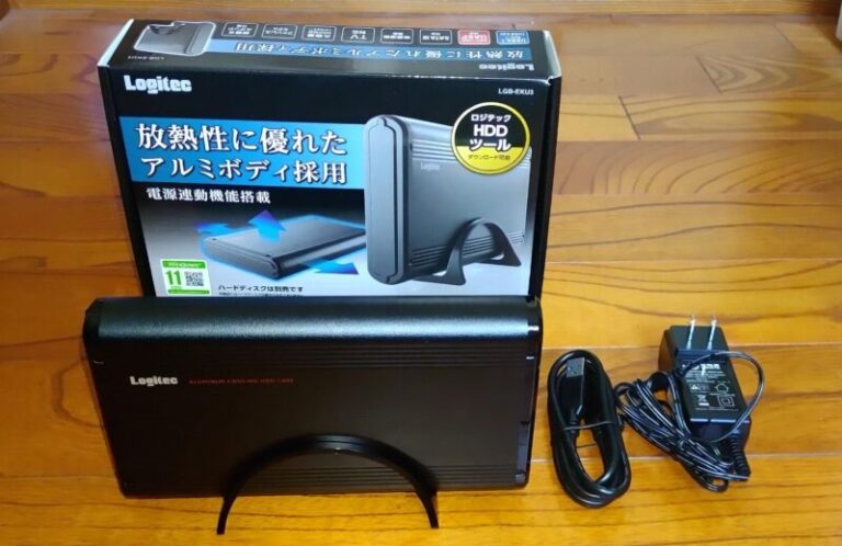 『ロジテック LGB-EKU3 3.5インチ外付けHDDケース』のレビュー！使ってみた感想は「コストパフォーマンスが良い商品」と感じた